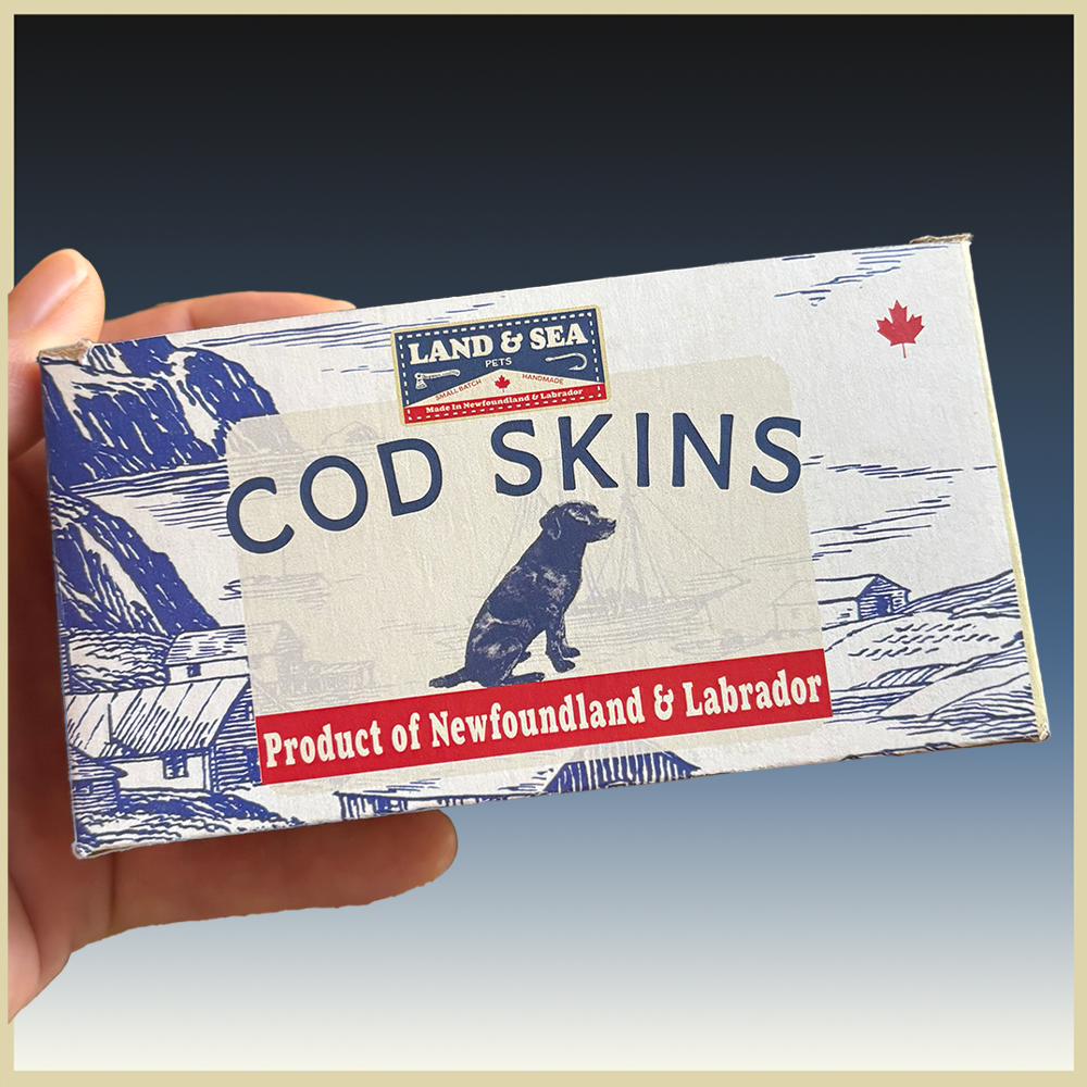 Land & Sea Pets Pre-Cut Cod Skins – Land & Sea Pets Inc.